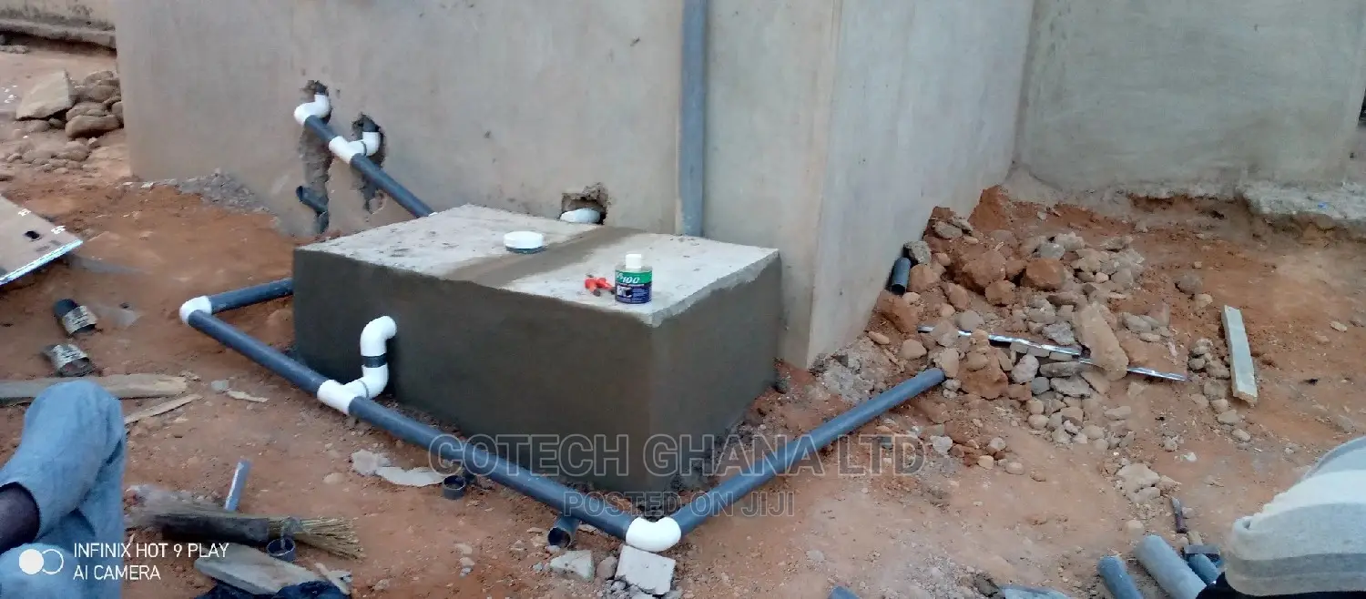 Biofil / Bio Digester/Biogas System Toilet Facility in Accra ...