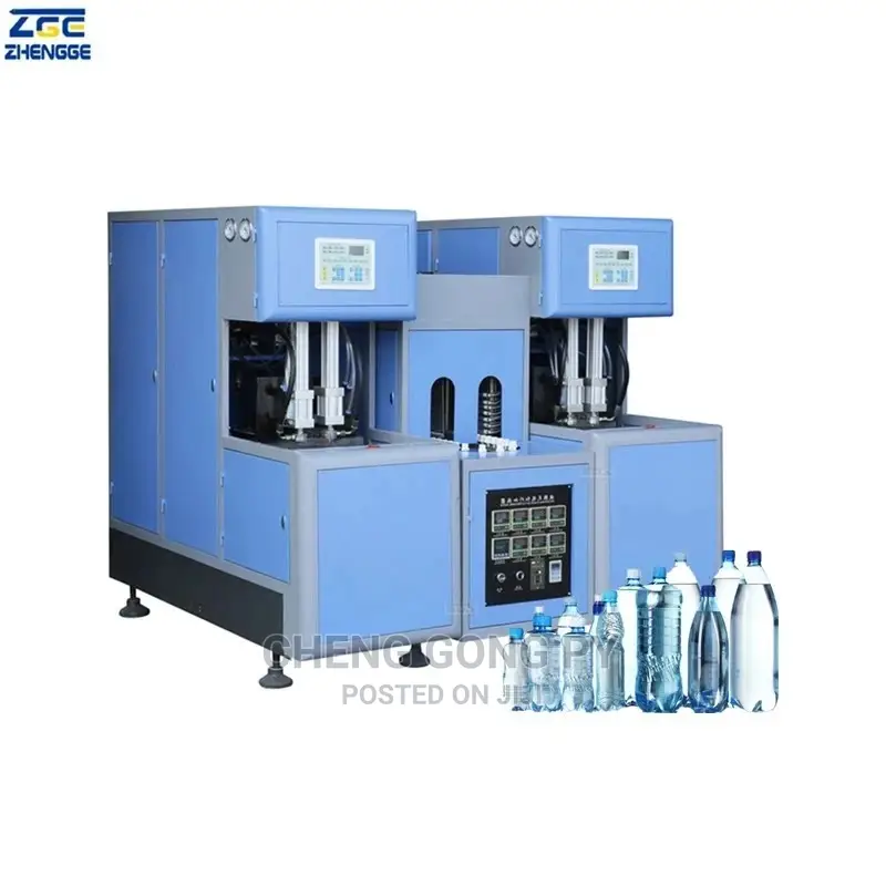 Complete Semi Automatic Dual Cavity Bottle Blower Machine in Spintex ...