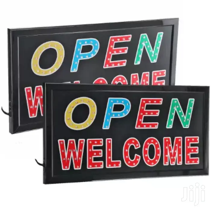 Open Welcome Sign Board for Shops/Offices in Kaneshie - Store Equipment ...
