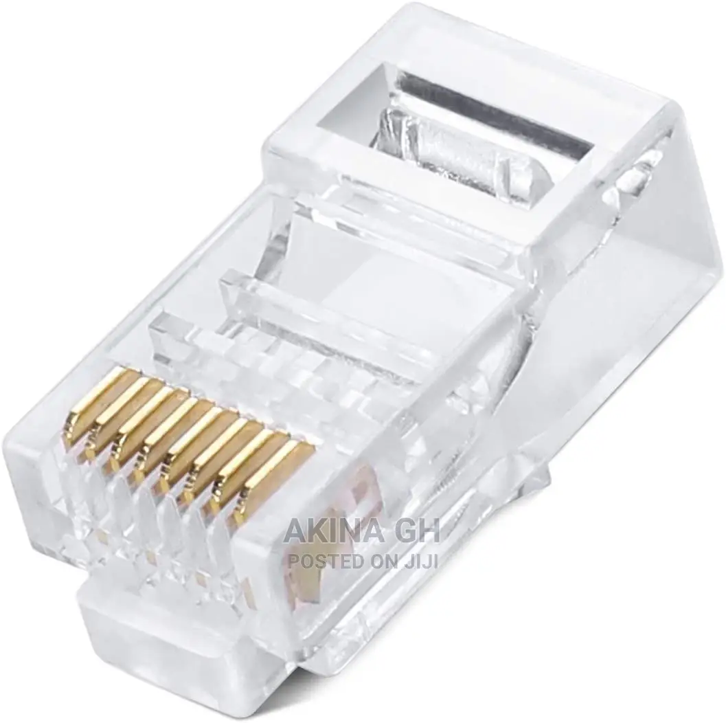 Rj45 Connectors Cat6 Crystal Head 100pcs in Tesano - Accessories ...