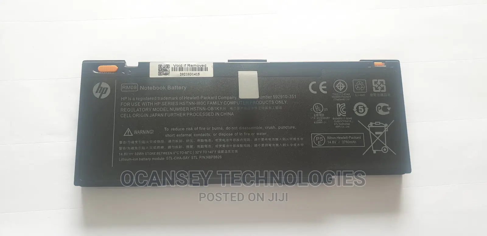 Original Hp Battery Rm08 for Hp Envy 14 HSTNN-I80c350 in Accra New Town ...