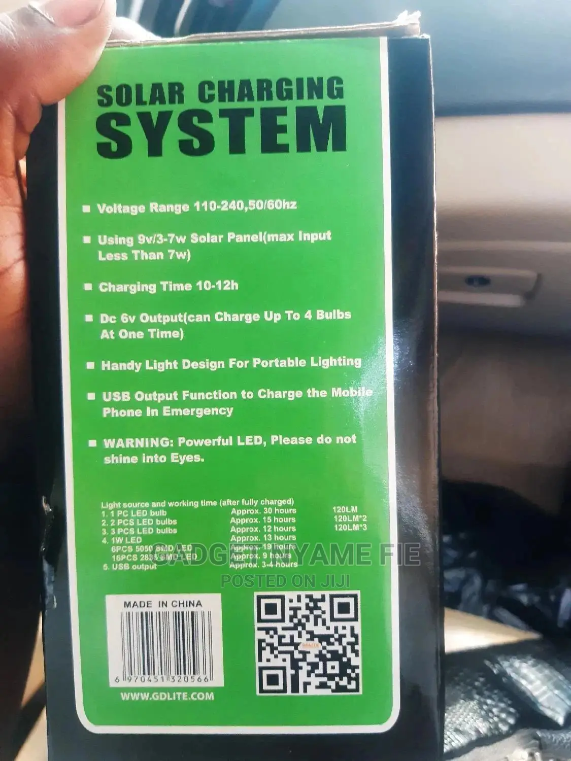 Gdlite 8017 Solar Charging System in Accra Metropolitan - Electrical ...