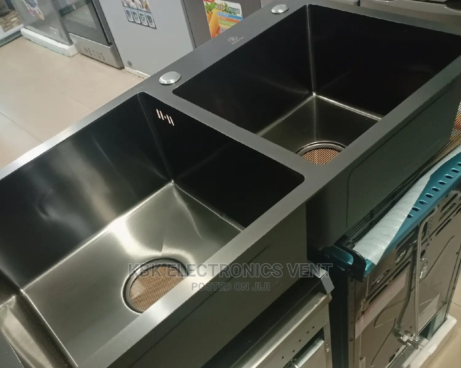 Stainless Silver + Fiber Kitchen Sink in Achimota - Plumbing & Water ...