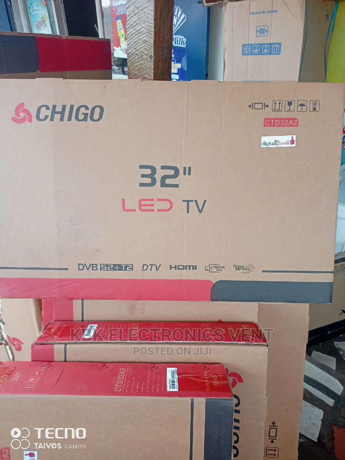 Chigo 32" Icast Satellite Digital Led Tv in Achimota - TV & DVD ...