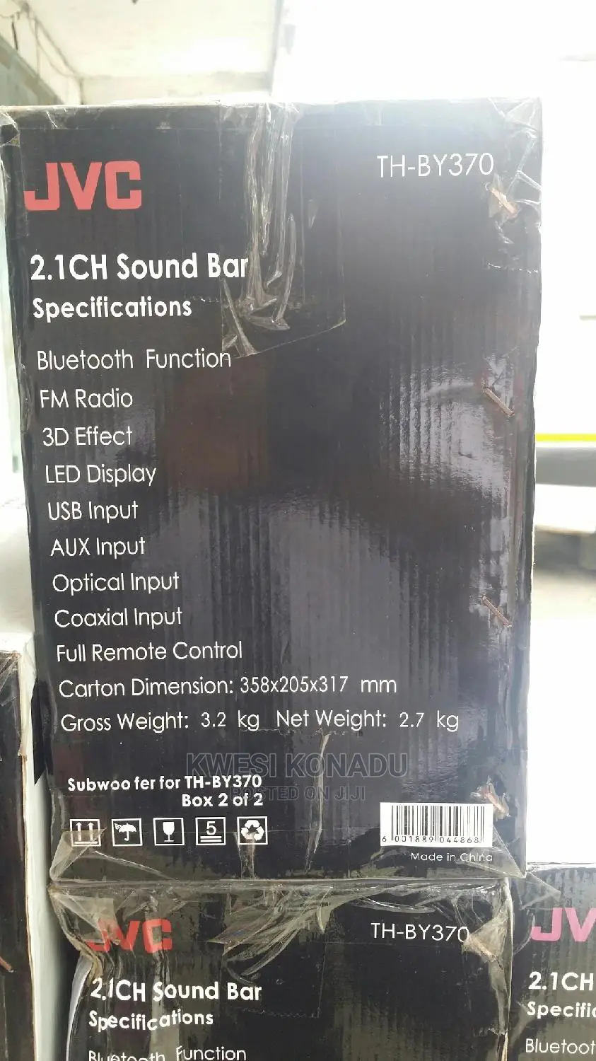 JVC Soundbar in Achimota - Audio & Music Equipment, Kwesi Konadu | Jiji ...