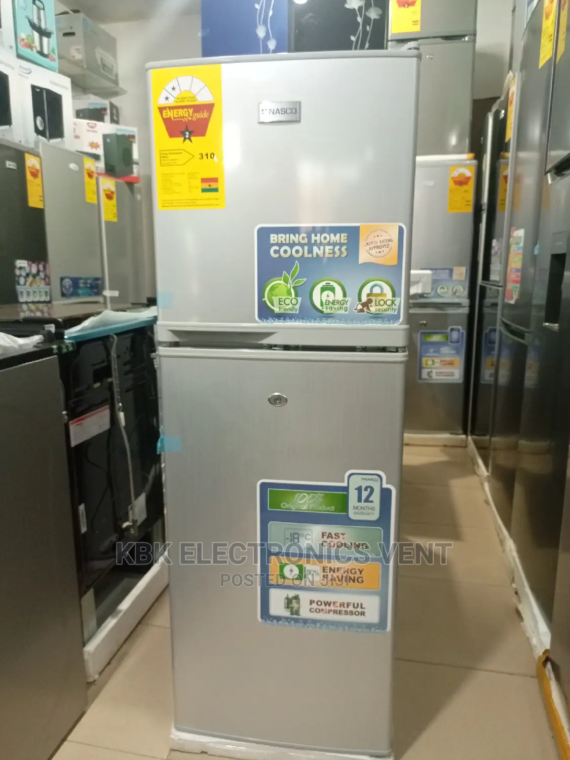 Nasco 138ltr(N2-20s) Double Door Refrigerator in Achimota - Kitchen ...
