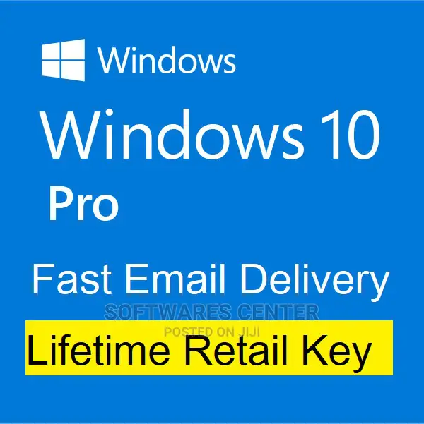Windows 10 Pro Retail License Key in Okaishie - Software, Softwares ...