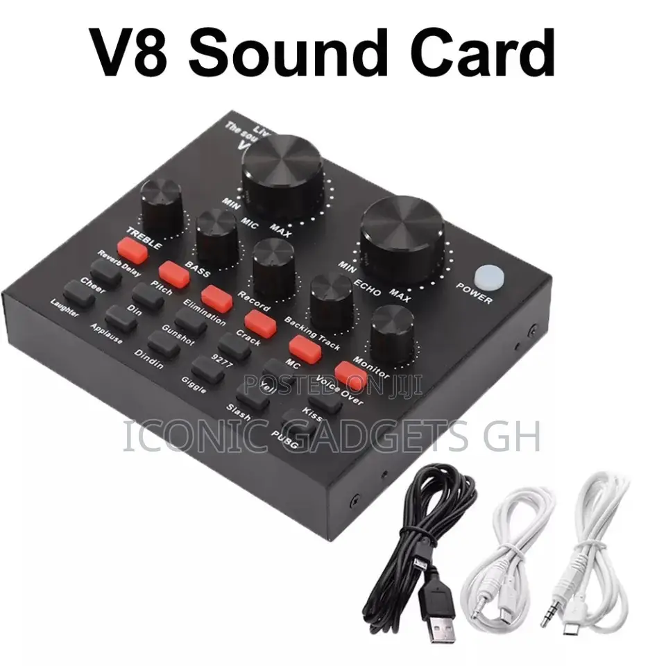 V8 Sound Card Interface in Accra Metropolitan - Audio & Music Equipment ...