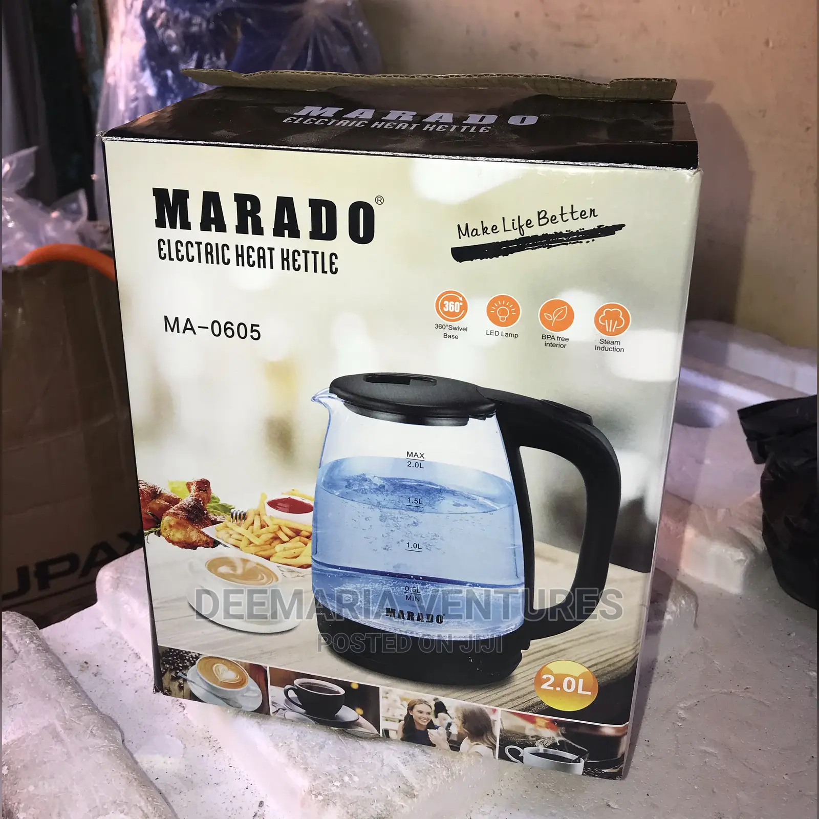 Marado 2.0L Electric Heat Kettle MA-0605 in Dansoman - Kitchen ...