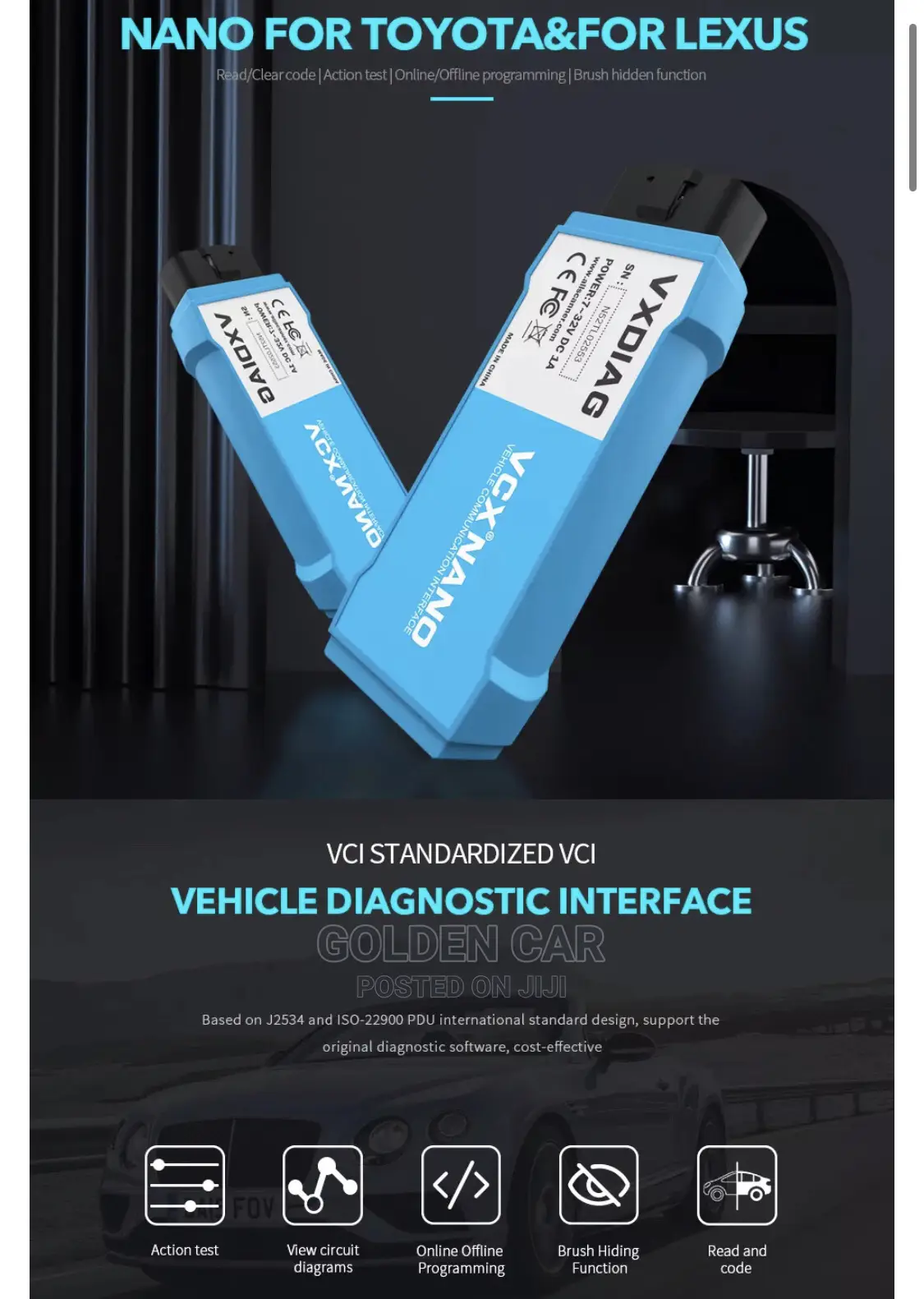 Vxdiag VCX NANO for Toyota TIS Techstream Scanner in East Legon ...