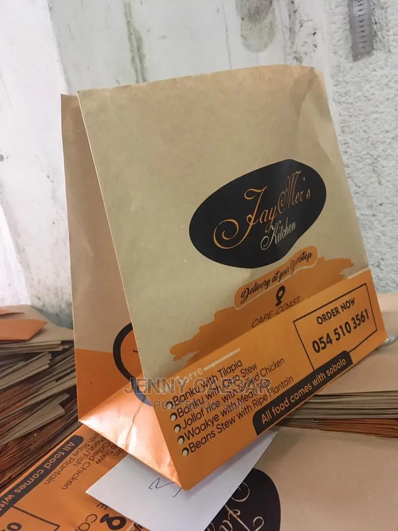 Brown Customized Paper Bags Without Handles in Tema Metropolitan ...