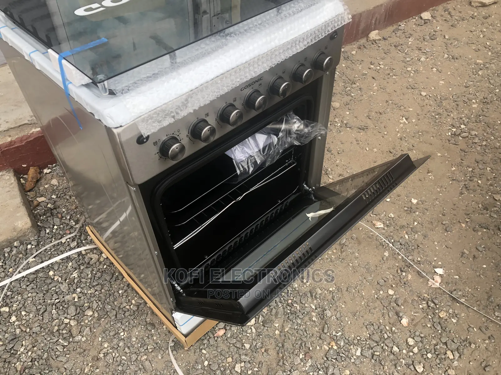 Gosonic GGO-4060 60x60 Free Standing Glass Door Oven for sale - Kofi ...