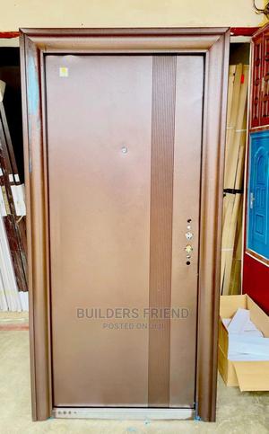 New Stainless Steel Metallic Single Security Door+Handle+Key in Accra ...
