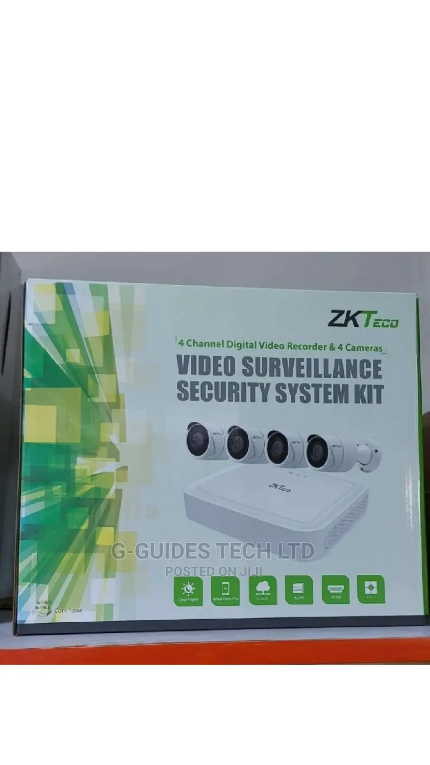 Zkteco 4-Channel Analog Kit 2mp in Madina - Security & Surveillance, G ...