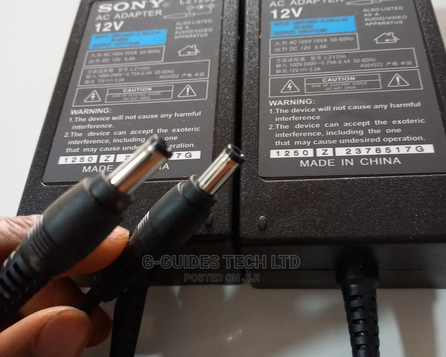 SONY 12V 5A Power Supply Ac/Dc Adapter for sale - G-GUIDES TECH LTD ...