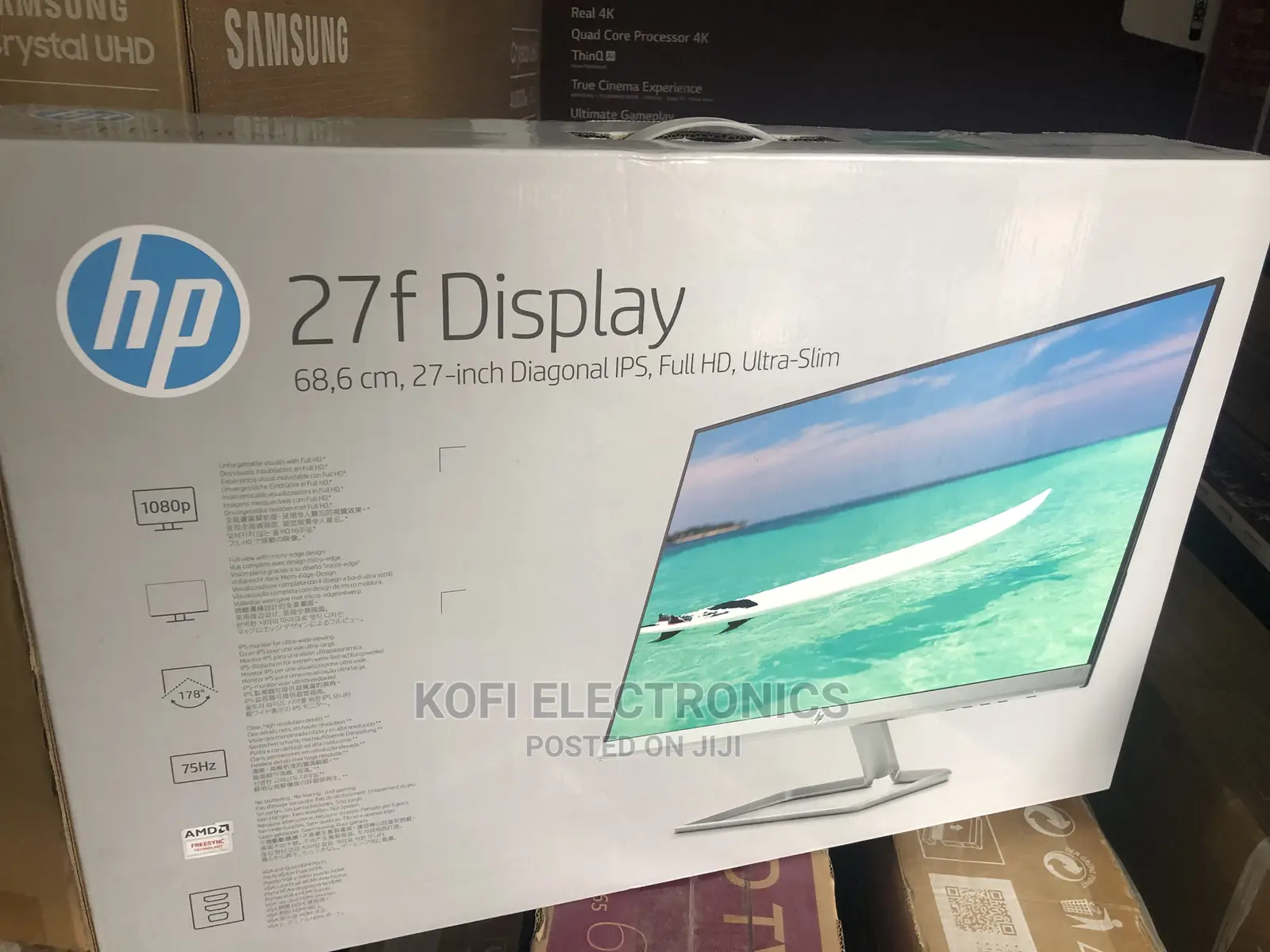 Picture Perfect HP M27f 27 Inch 75hz FHD Monitor in Adabraka - Computer ...
