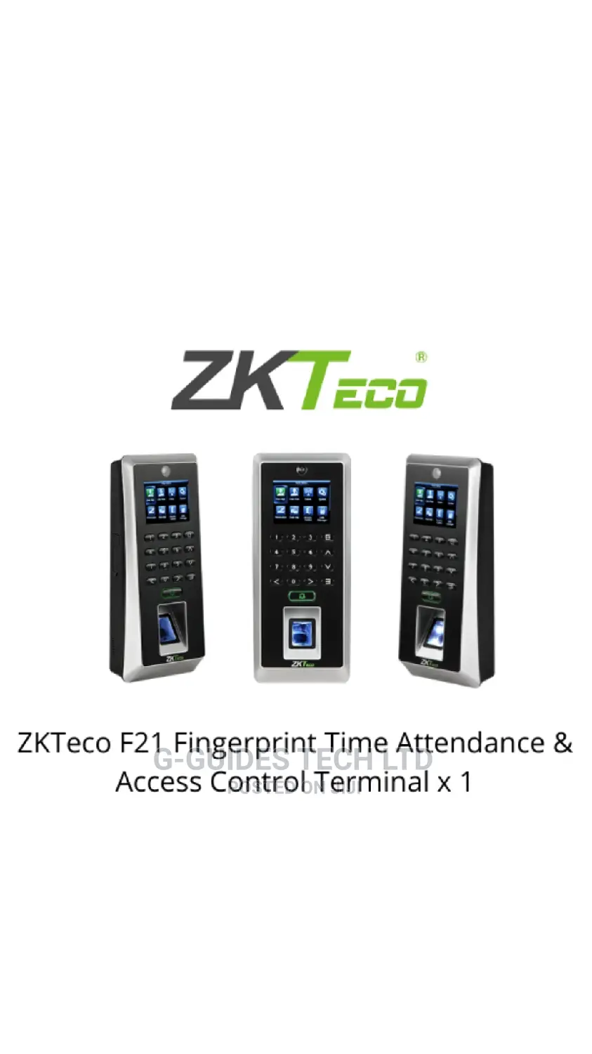 Zkteco F21 Fingerprint Time Attendance Access Control in Madina ...