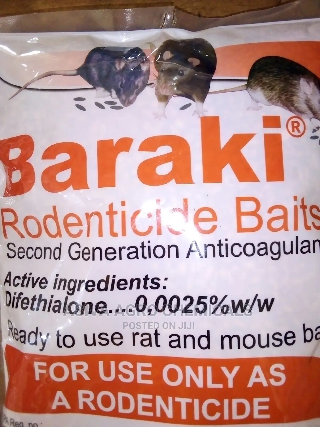 Baraki Rodenticide ( Mouse, Rats, Squirrel) Bait in Accra Metropolitan - Feeds, Supplements ...