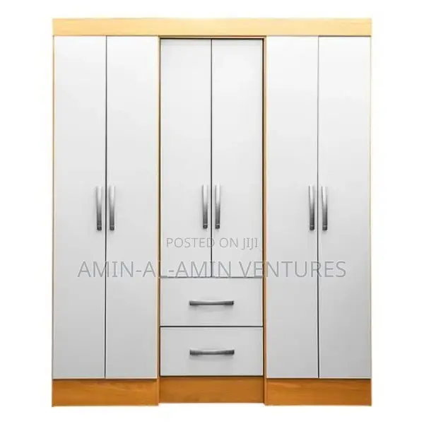 Wardrobe 6doors With 2drawers Wooden Nature/Grey in Accra Metropolitan ...