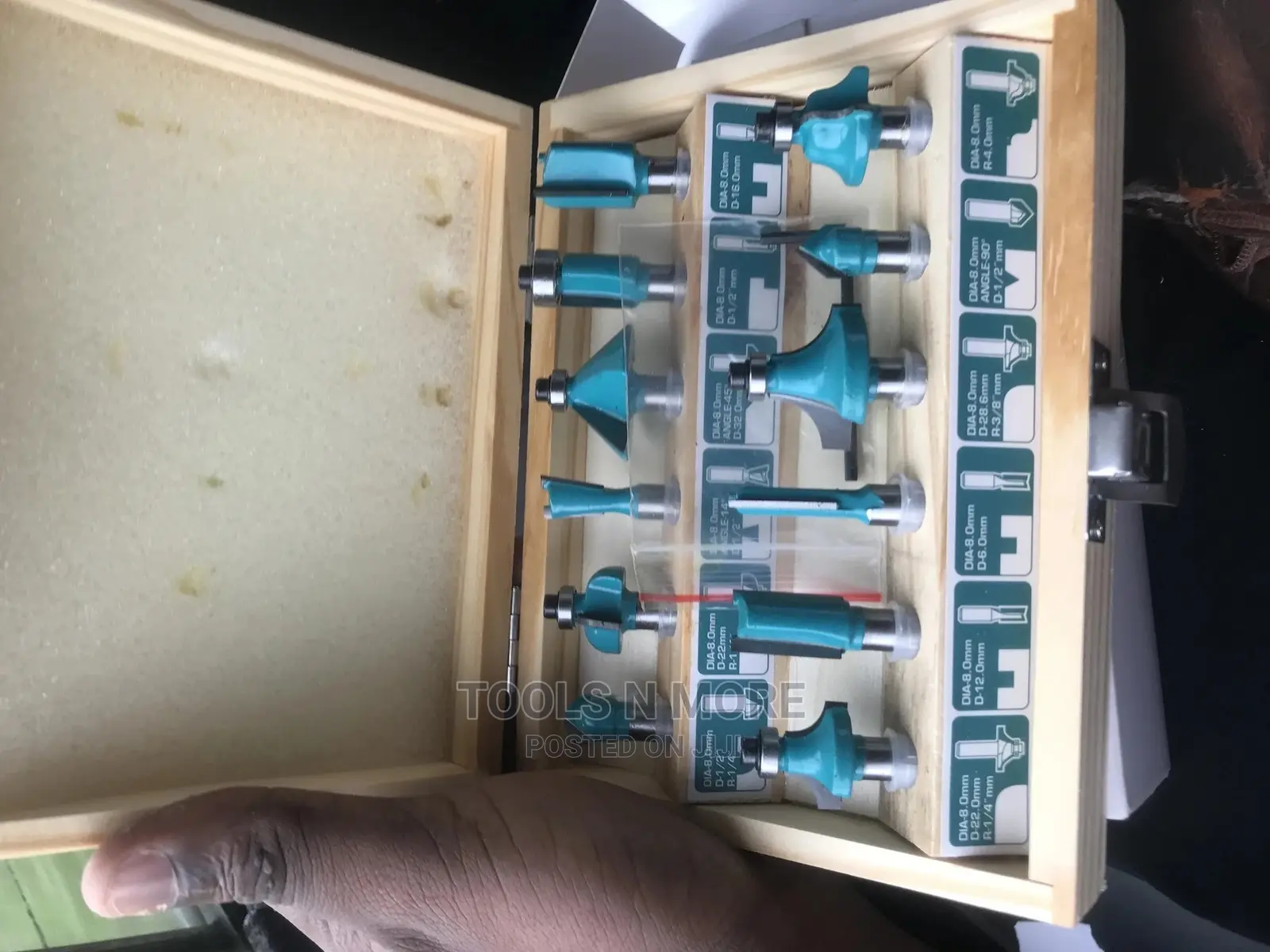 TOTAL Router Bit Set 8mm in Accra Metropolitan - Electrical Hand Tools ...