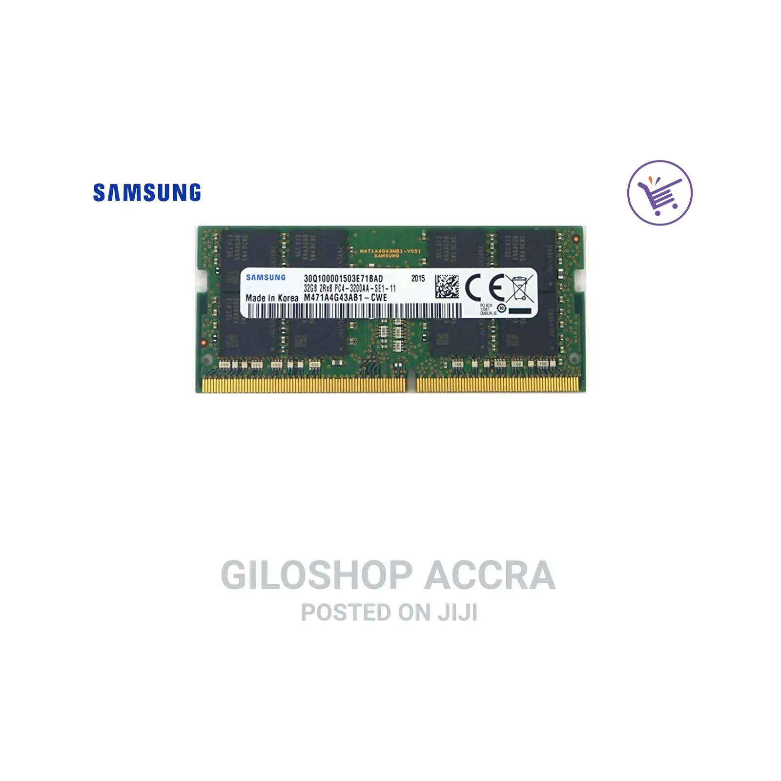 32GB Laptop DDR4 3200 Mhz SODIMM Laptop Memory Module in Kokomlemle - Computer Hardware ...