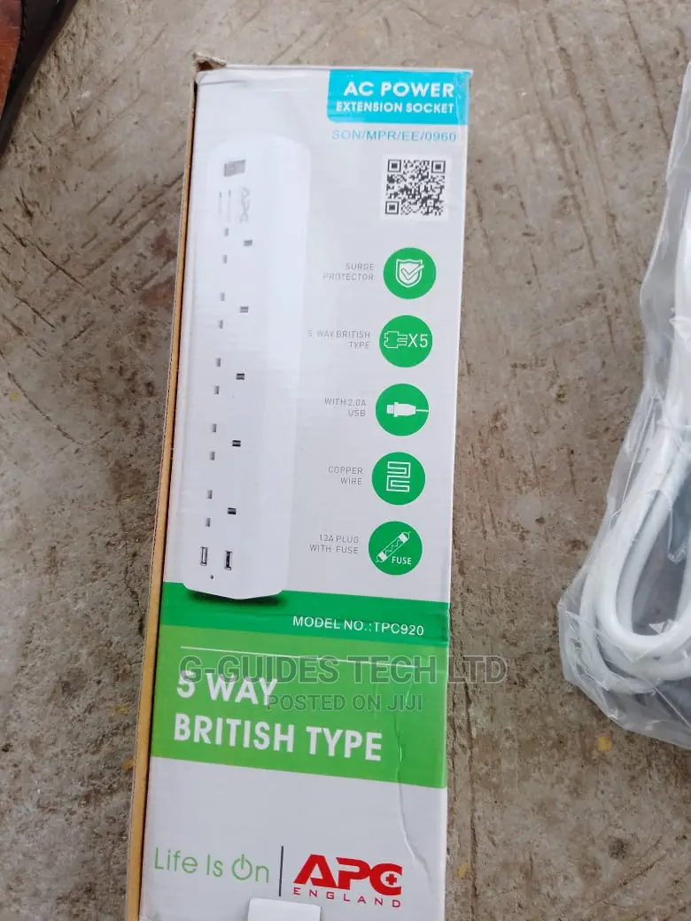 APC Extension Board With Surge Protector 5 Outlets 2usb Port in Madina ...