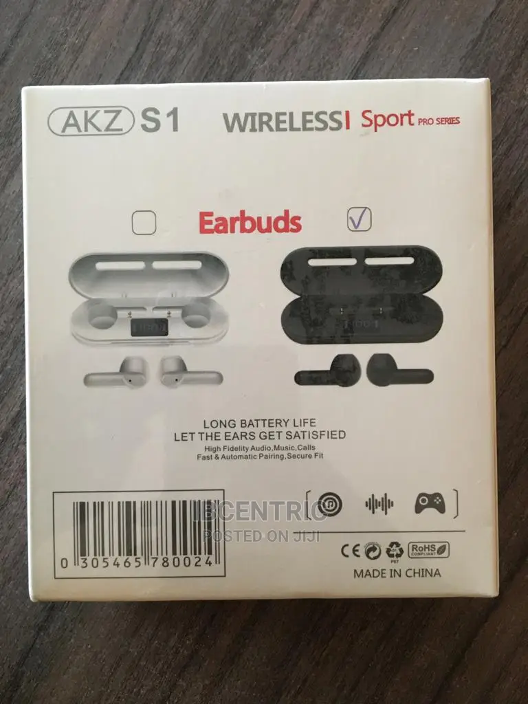 AKZ S1 Wireless Sports Pro Series Earbuds in Dansoman - Headphones ...