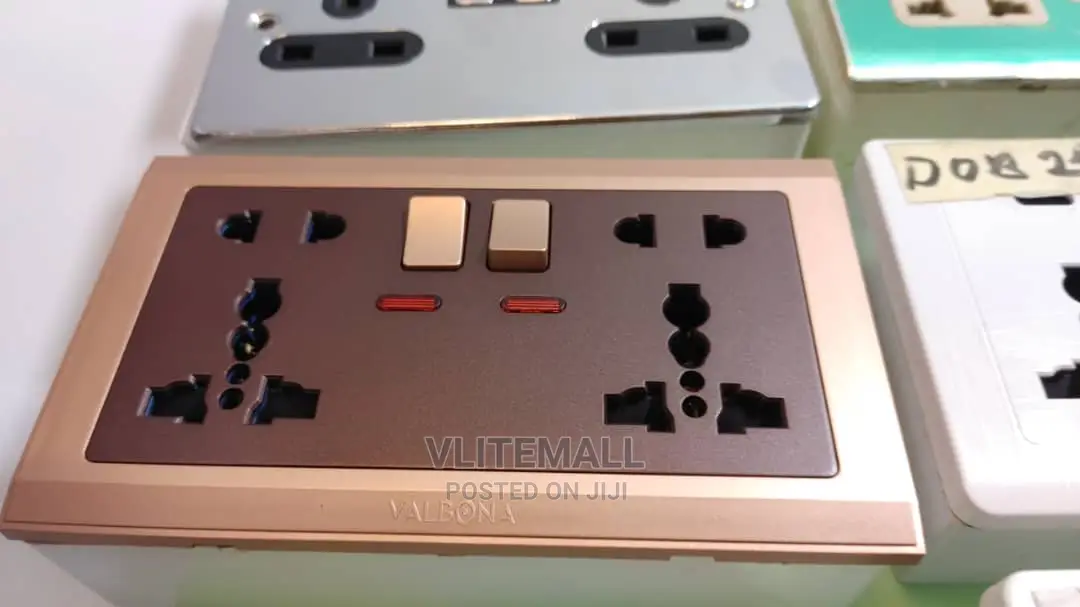 Valbona Double Multi Socket With Light 10 Pin in Accra New Town - Electrical Hand Tools ...