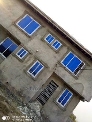 White Italian Frame Sliding Windows With Blue Glass. in Accra ...