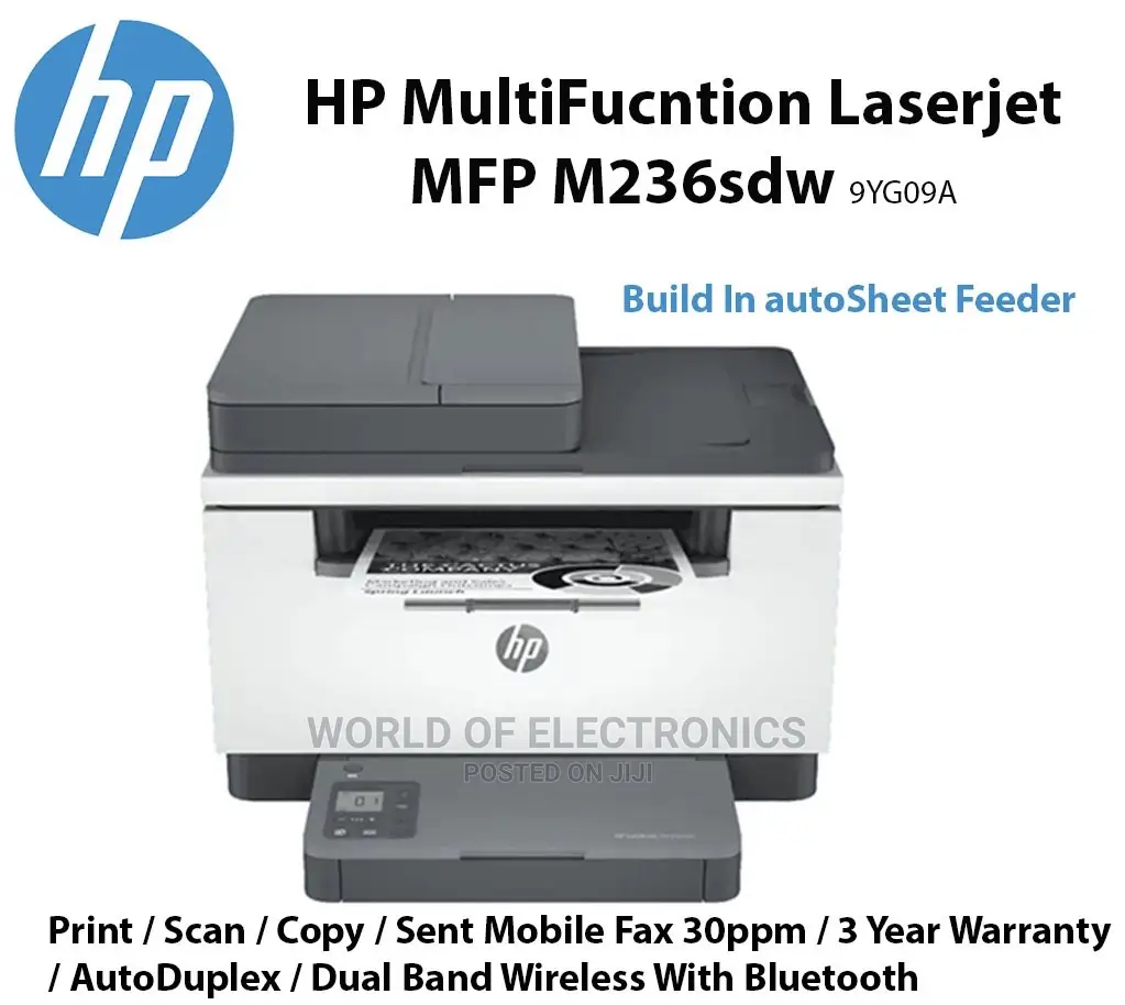 HP Laserjet MFP M236dw Printer (Adf Duplex/ Network/ Wifi) in Accra ...
