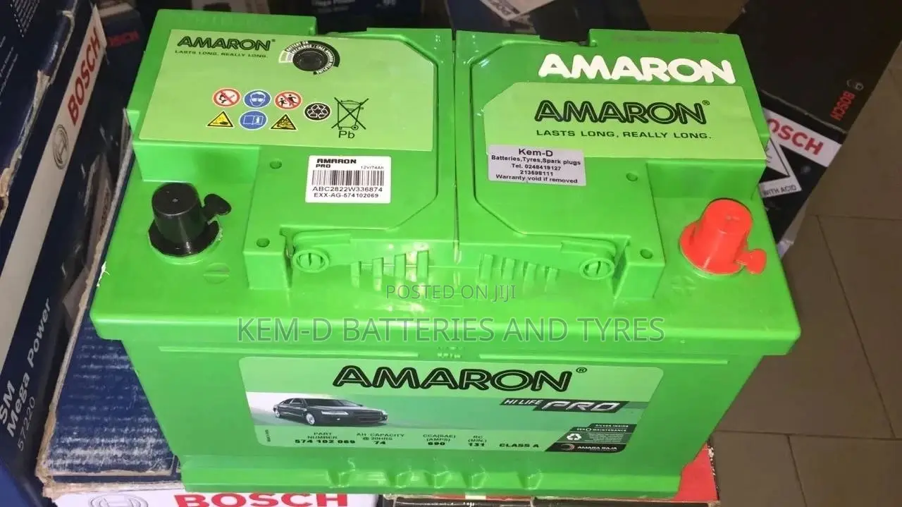 74ah Amaron Batteries - 15 Platea in Odorkor - Vehicle Parts ...