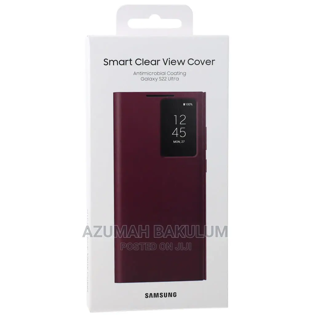 S22 Ultra Smart Clear View Cover in Circle - Accessories for Mobile ...
