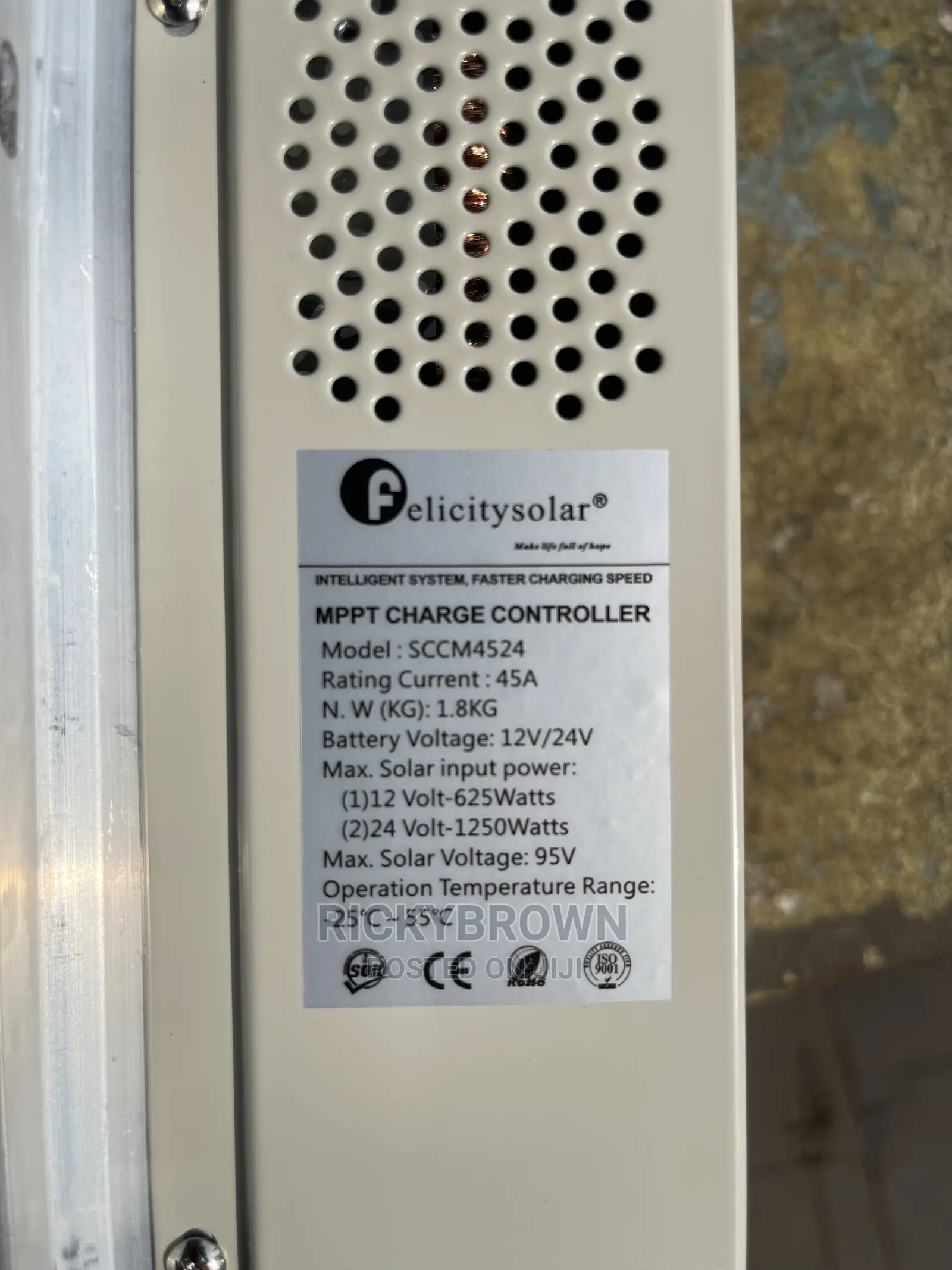 12/24v 45A MPPT Solar Charge Controller in Ashaley Botwe - Electrical ...