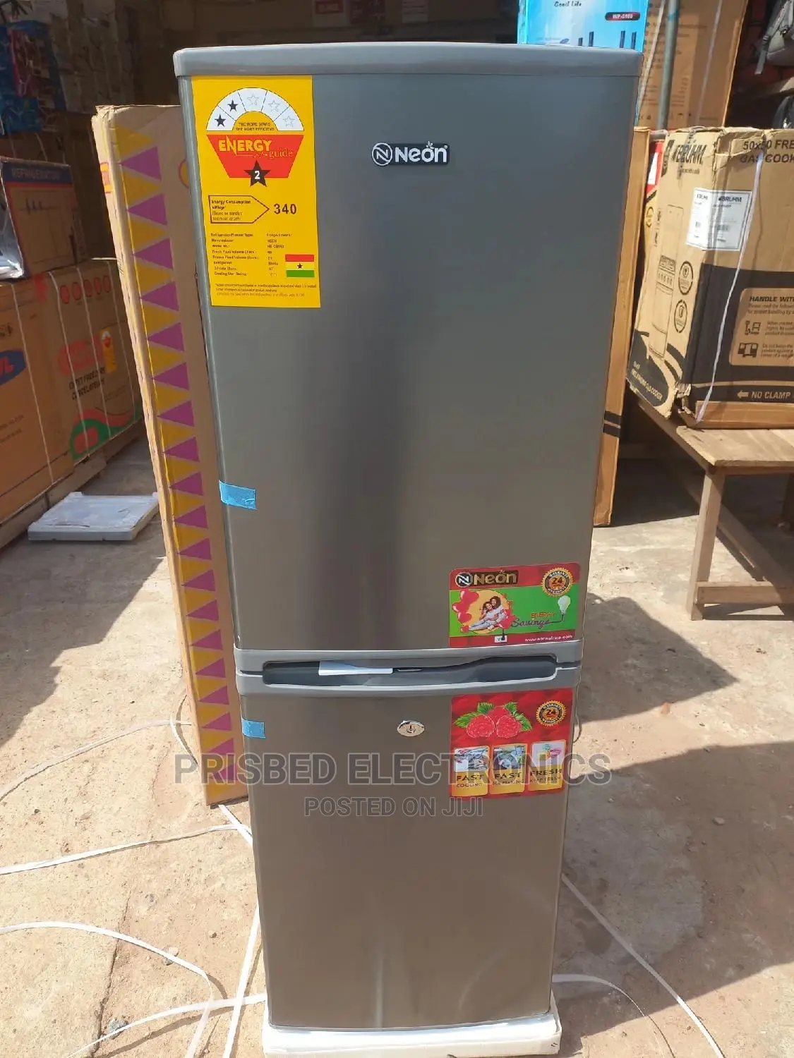 Neon Double Door Fridge 140 Litres Bottom Freezer in Achimota - Kitchen ...