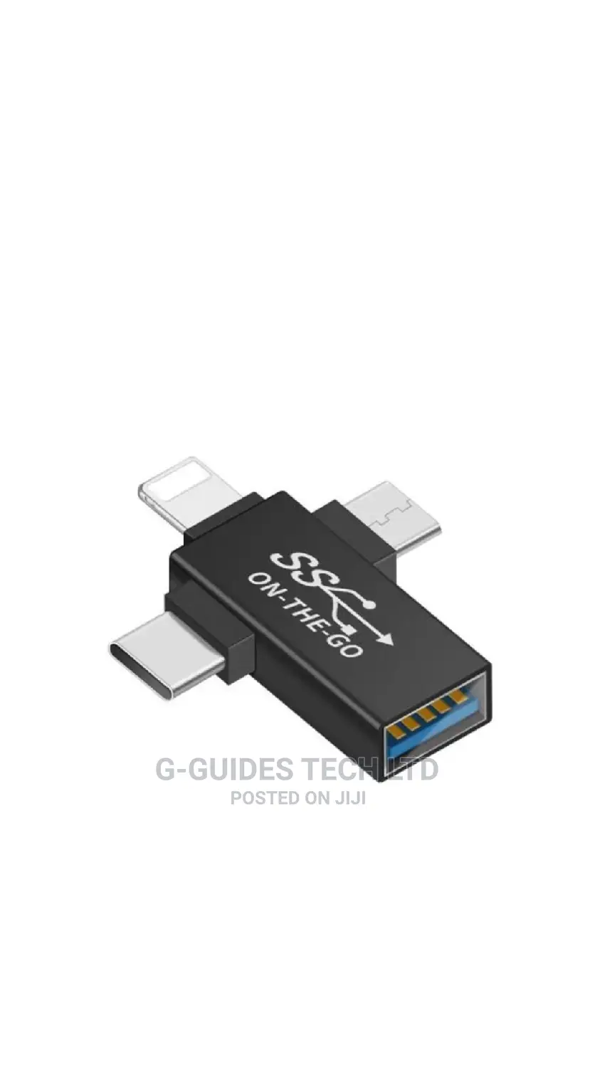 3 in 1 Otg Adapter Usb 3.0 for Type-C, Micro and iPhone in Madina ...