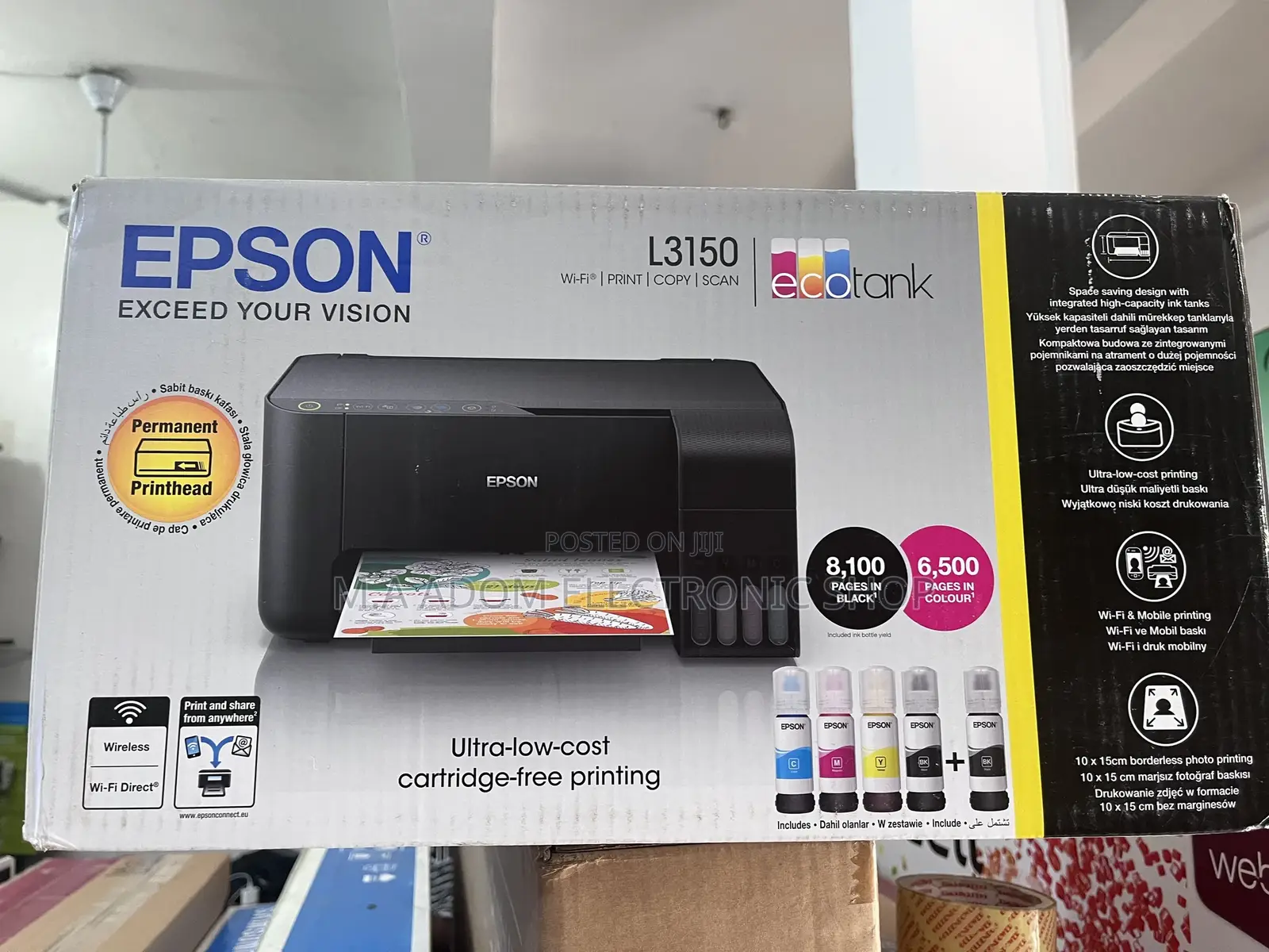 Epson L3150 Eco Tank Multi Purpose/Photo Printer in Adabraka - Printers ...