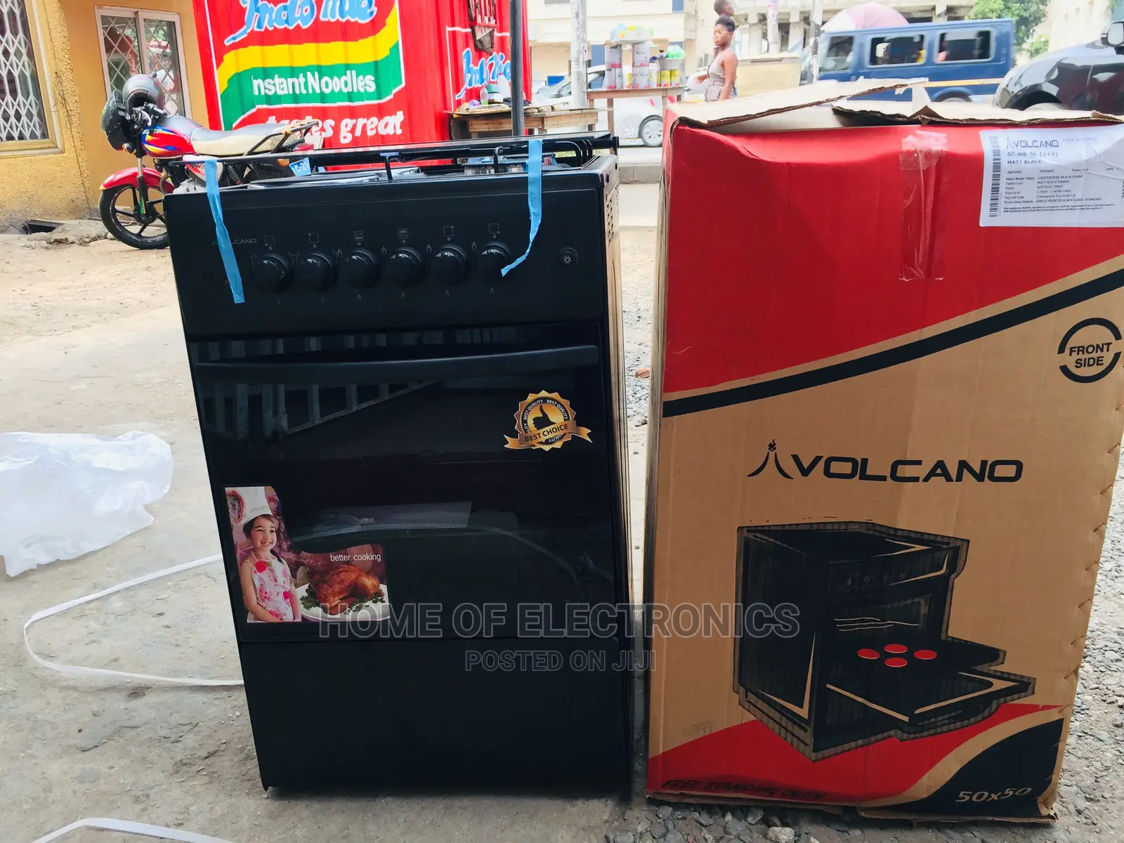 Stainless Steel Volcano 4 Burner(2 Gas 2 Electric)Gas Cooker in Accra ...