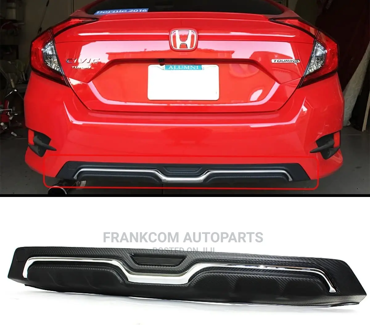 Honda Civic 2016-2020 Rear Bumper Diffuser in Abossey Okai - Vehicle ...