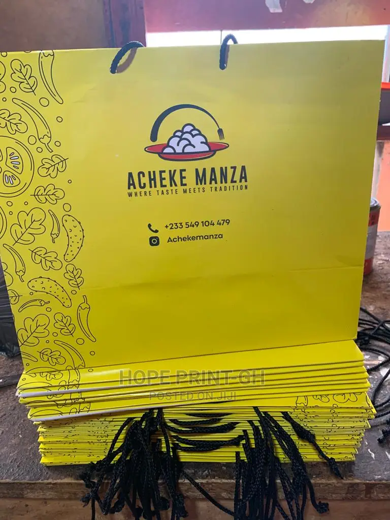 Brown Paper Bags in Accra New Town - Printing Services, Hopeprints ...