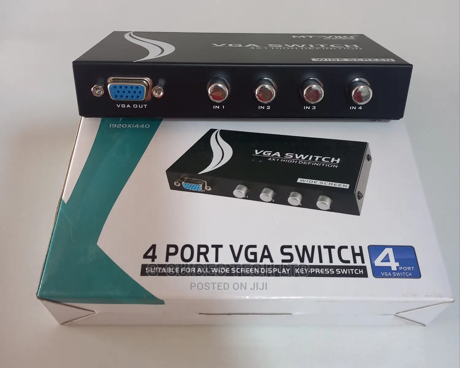 4 Port VGA Switch Video Selector Switcher (4 Input 1 Output) in Madina ...
