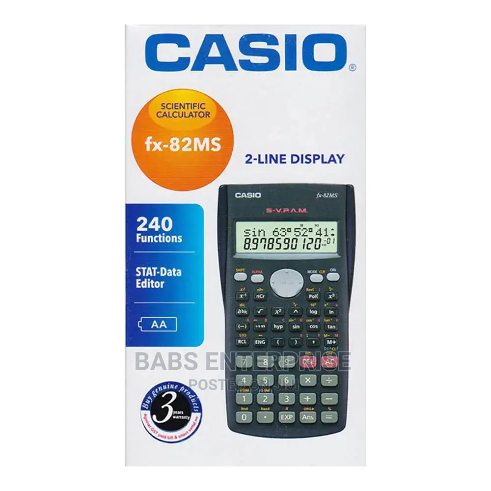 Casio FX-82MS 2-Line Display Scientific Calculator in Accra ...