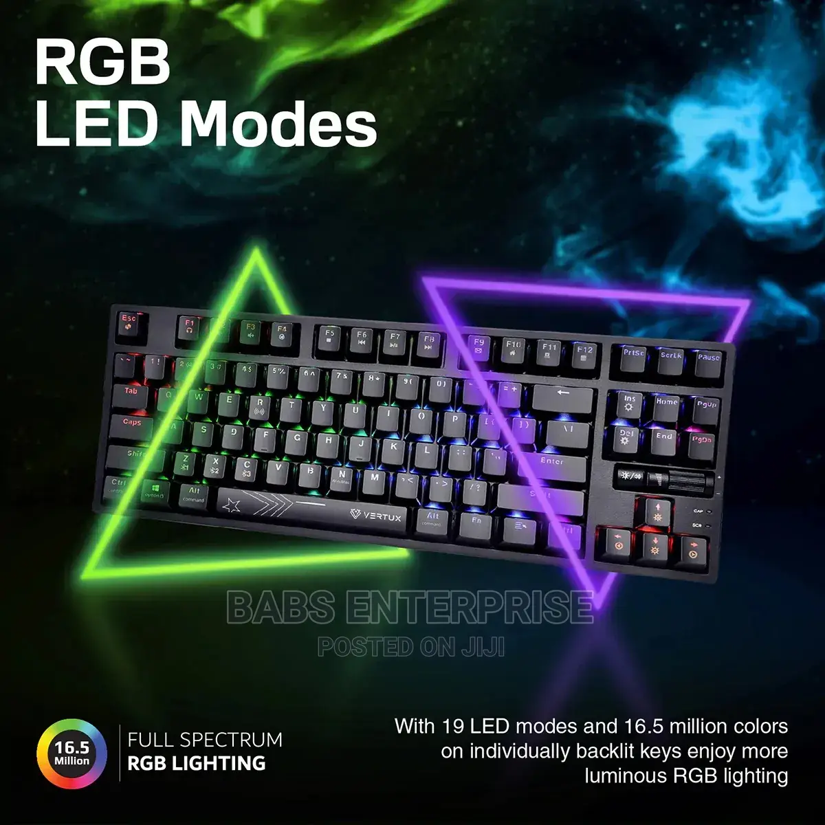 Vertux Gaming Keyboard Vertupro-80 for sale - Babs Enterprise Price: GH ...