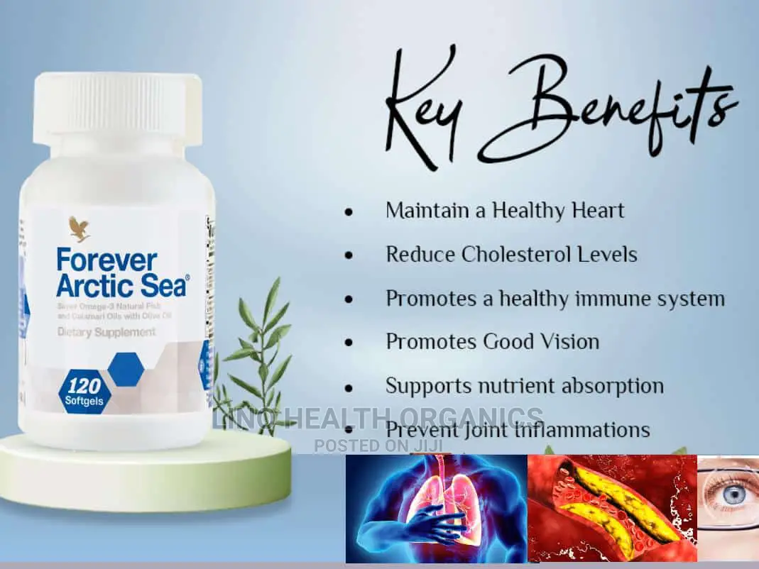 Omega-3 Fish Oil Forever Arctic Sea in Airport Residential Area ...