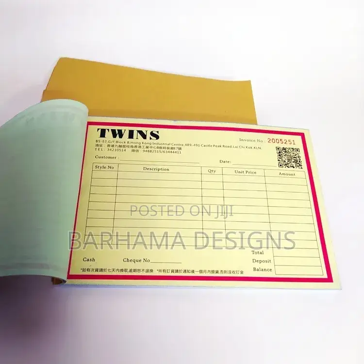 Receipt Books and Invoice in Accra Metropolitan - Printing Services ...