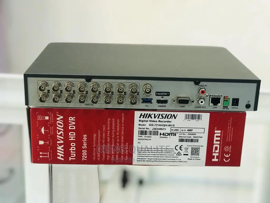 Hikvision DVR 16ch 4mp-black IDS in Accra Metropolitan - Security ...