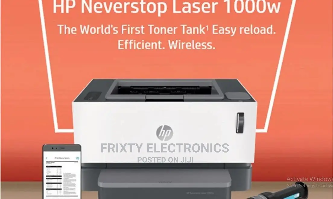 Superb HP Neverstop Laser 1000w Mono Wireless Printer in Accra ...