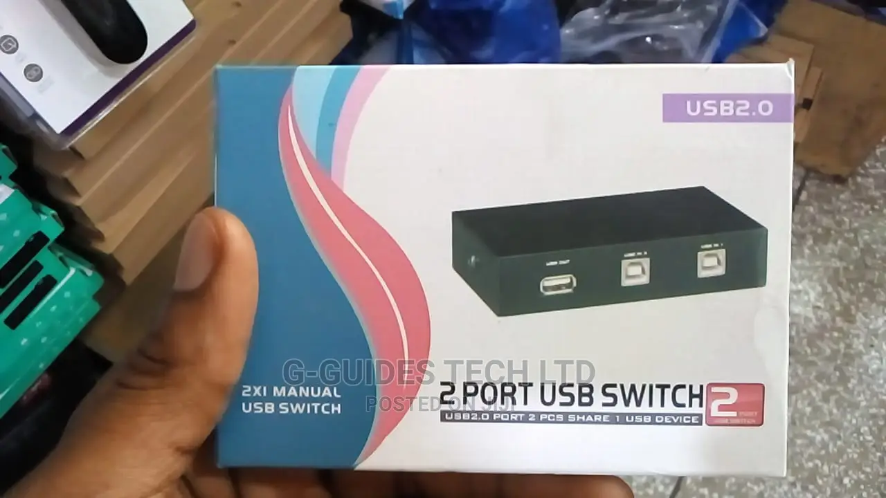 2 Port Usb 2.0 Printer Sharing Switch, 2-Port Printer Switch in Madina ...