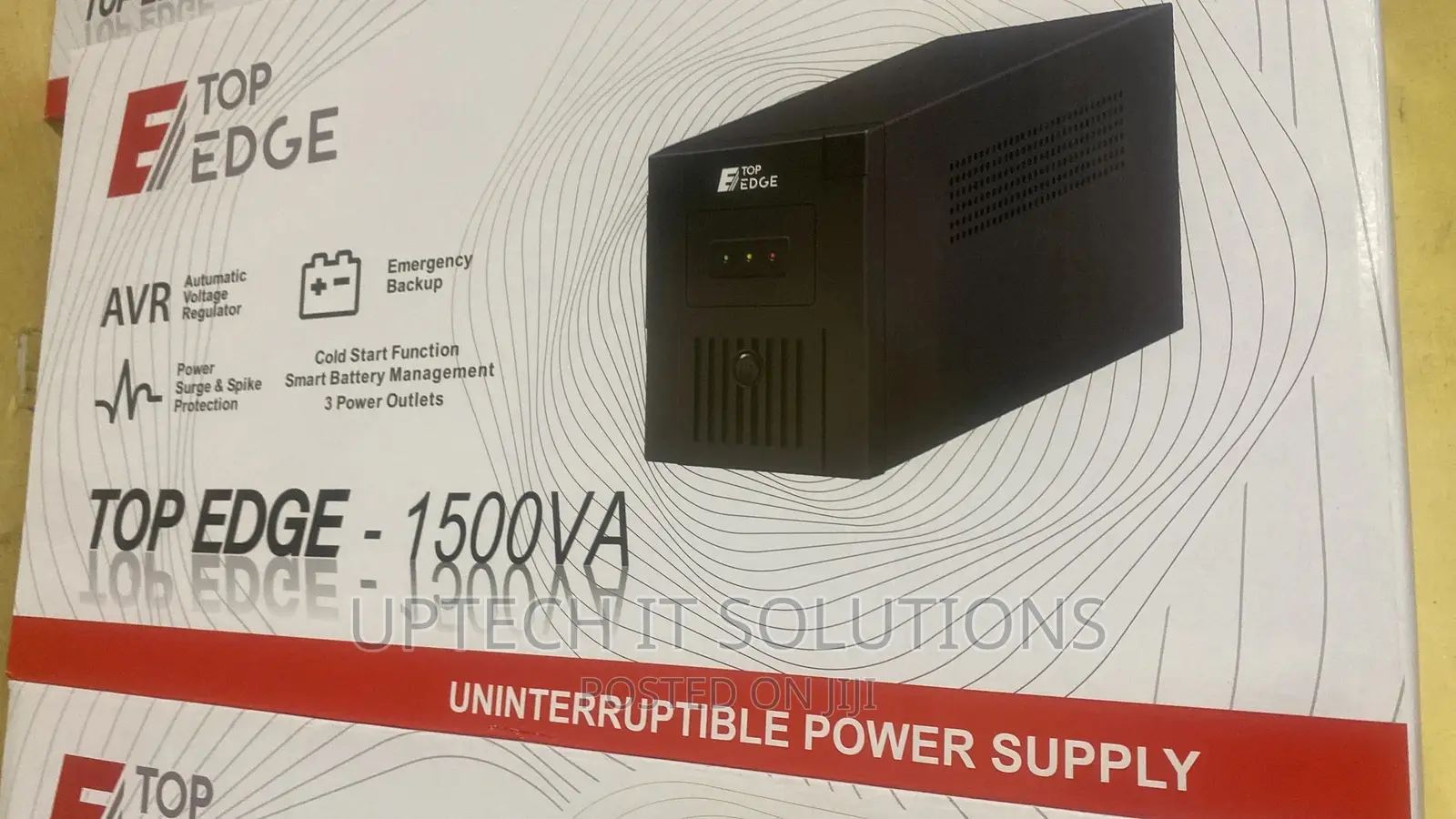 1500va / 900W TOP EDGE UPS + Automatic Voltage Regulator in Lapaz - Computer Hardware, Uptech It ...