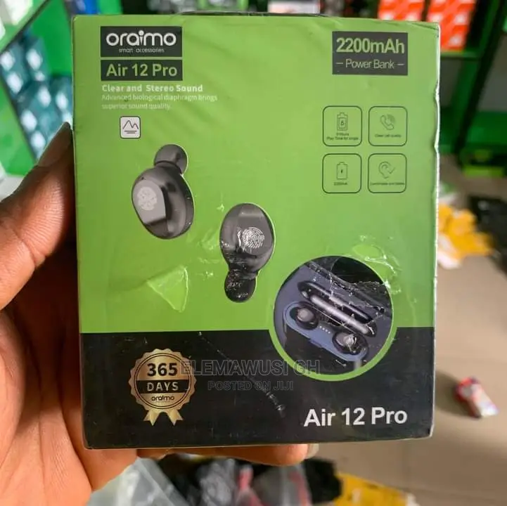 Oraimo Air 12 Pro Wireless Earbuds + Power Bank (Promo) in Achimota ...