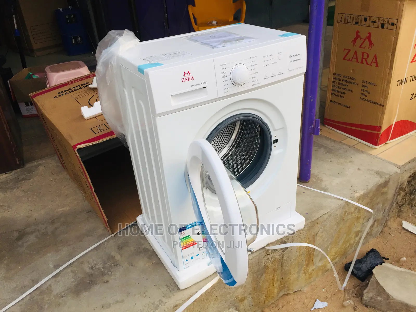 Tub Clean Zara 6.0kg Front Load Full Auto Washing Machine in Accra ...
